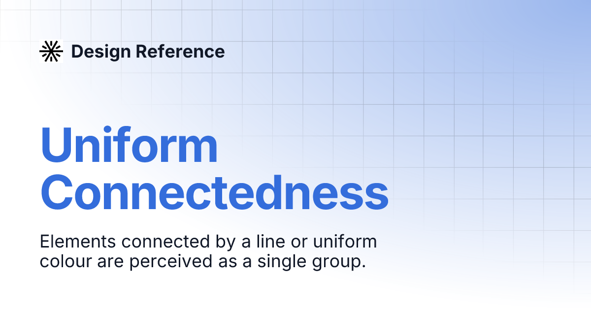 Uniform Connectedness | Design Reference