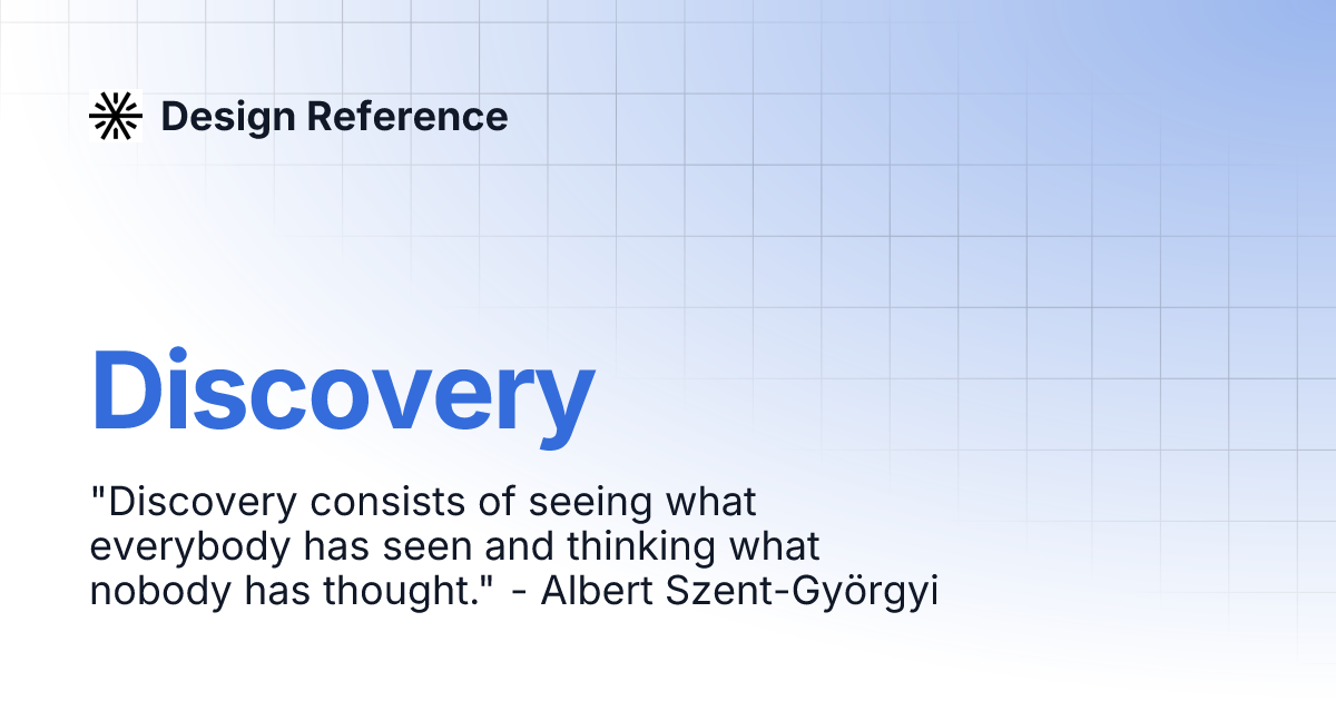 Discovery | Design Reference