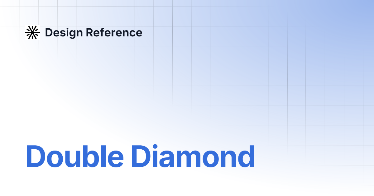 Double Diamond | Design Reference